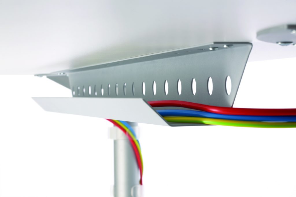 Desk Cable Guide Manager / Under Desk Cable Tray